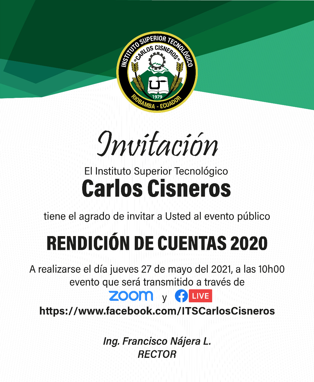 RENDICIÓN DE CUENTAS - ISUCC