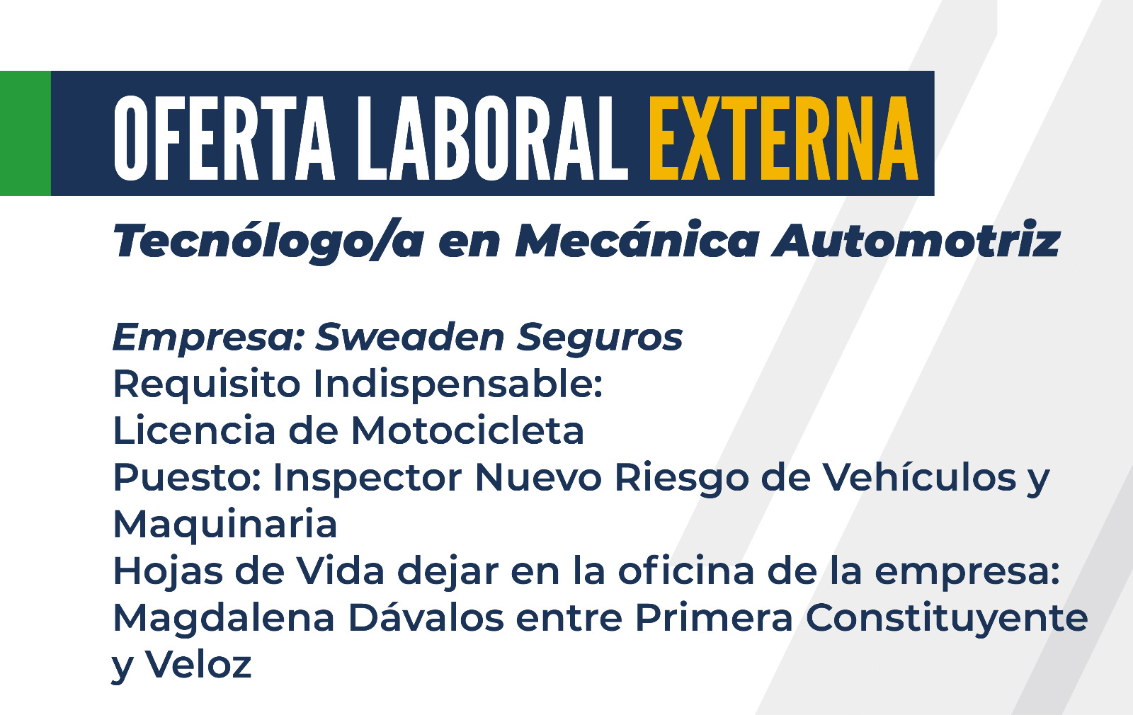 BOLSA DE EMPLEO - ISUCC